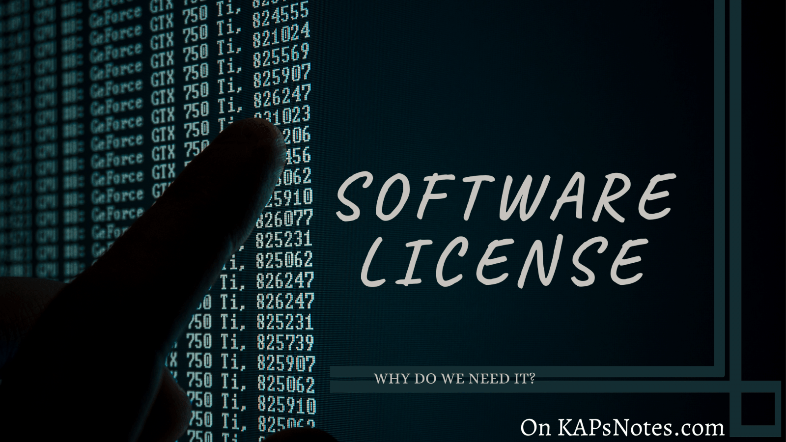 What Is A Software License 5 Major Types KAPsNotes What Is A Software License 5 Major Types KAPsNotes