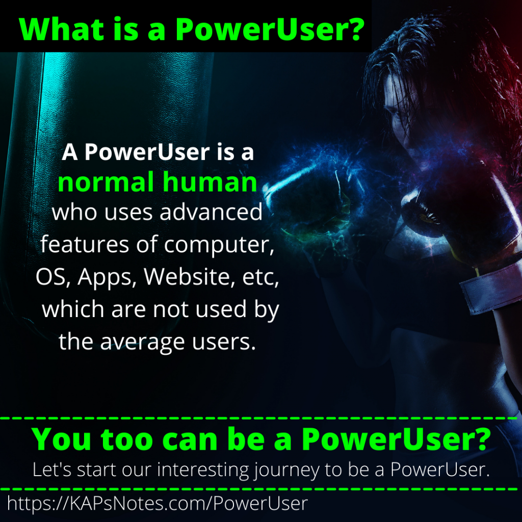 PowerUser - KAPsNotes